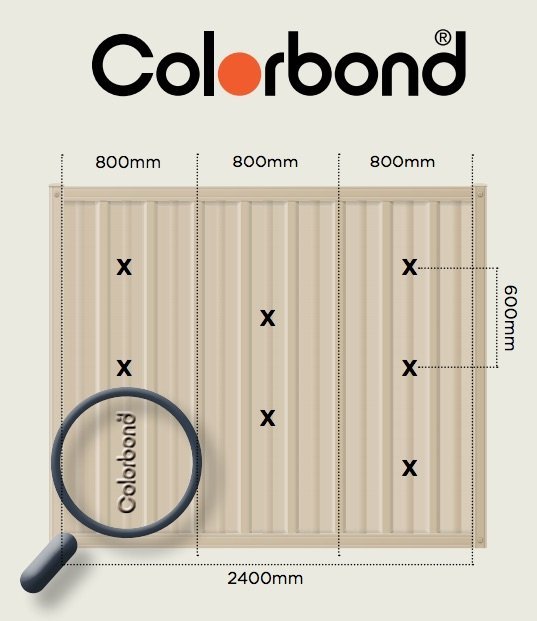Colorbond Fence Color Chart Good Neighbour® Superdek® 1200mm High
